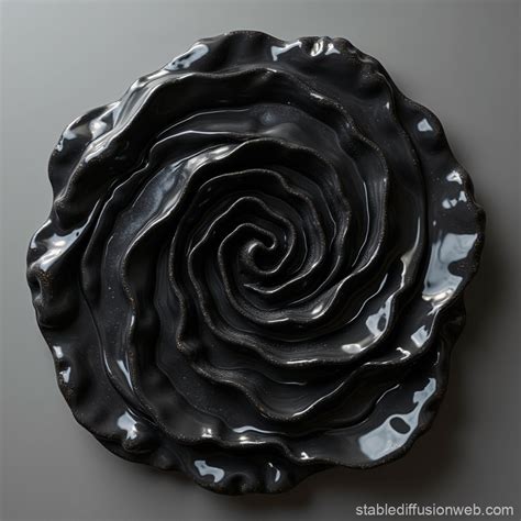 Black Resin Material Stable Diffusion Online