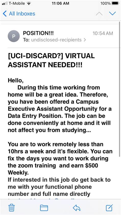 What Is This Is It A Phising Test Did Anyone Else Get This Ruci