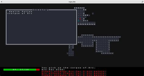 Log Yet Another Roguelike Tutorial With C And Libtcod By Daniebker