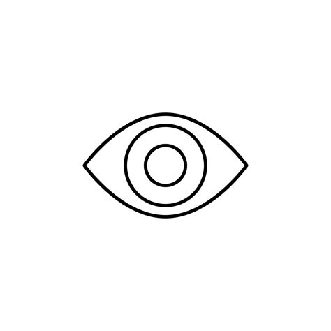 Red Eye Sign Vector Icon Illustration 23041437 Vector Art At Vecteezy