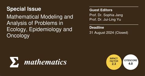 Mathematics Callforreading Mathematicalmodeling Ecology