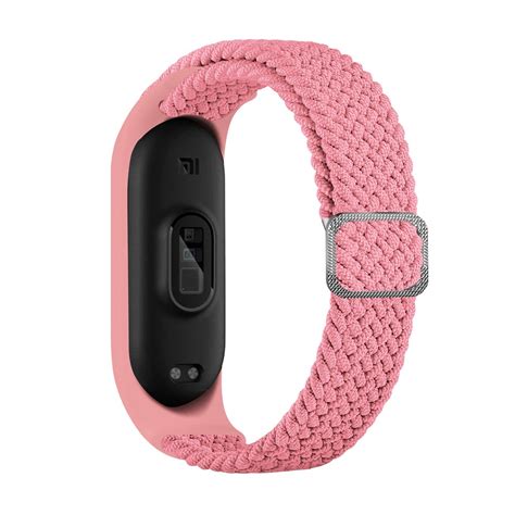 Xiaomi Mi Band 3 / 4 / 5 / 6 rihm kangast, roosa - Nutimarket