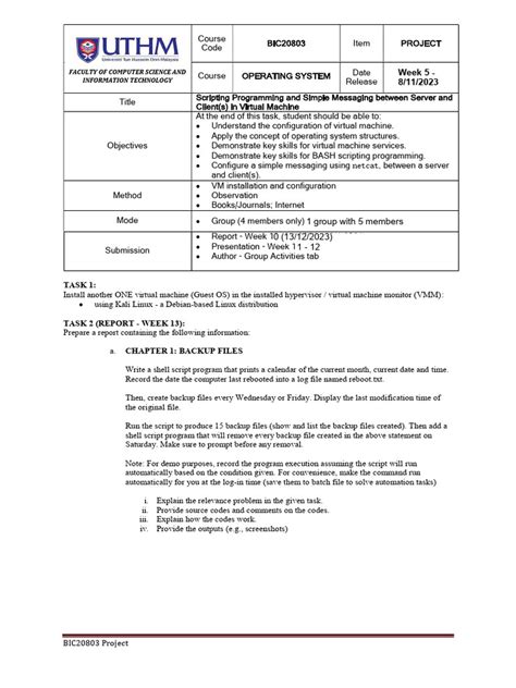 Project Scripting Vmclient Servermessaging Instruction 2brubrik