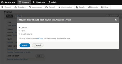 how to create views in drupal 8