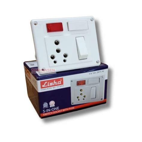 Lisha 5 In One Switch Socket With Fuse Fuses And Contactors