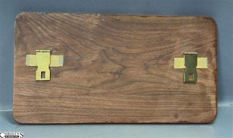 Antique Double Gauge Ships Brass Clinometer 19 X 10 Of Wood Plaque