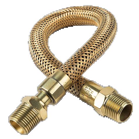 Tubo Metálico Flexível 12 Macho Rotativomacho Fixo Haenke