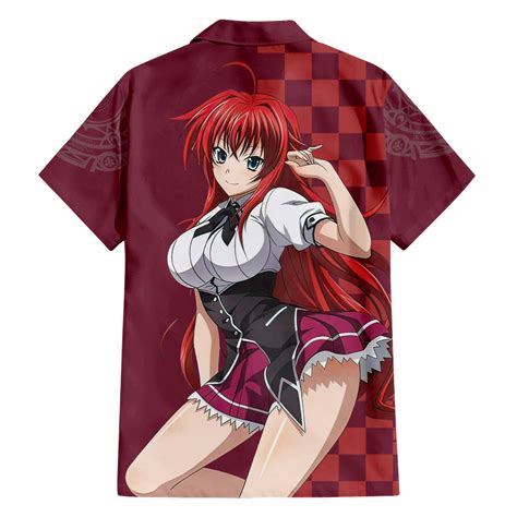 Rias Gremory Hawaiian Shirt High School Dxd Anime Unique Anime