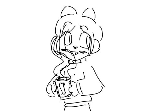 Temmie Enjoying Some Hot Cocoa Rundertale