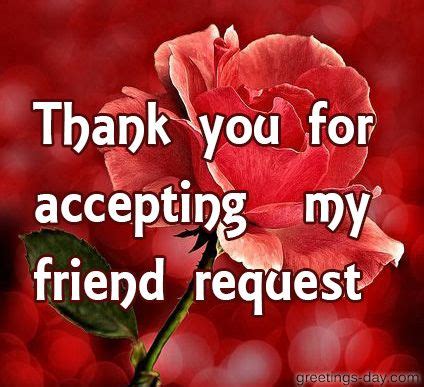 Thank You For Accepting My Friend Request
