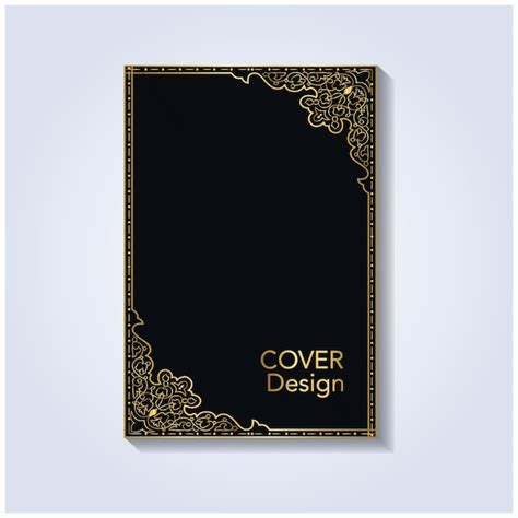 Premium Vector Vector Classical Book Cover Decorative Vintage Frame Or Border To Be Printed