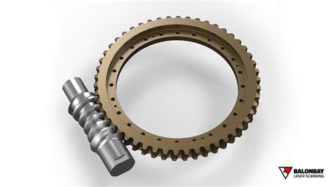 Laser Scanning Globoid Worm Gear Balonbay 3d Laser Scanning