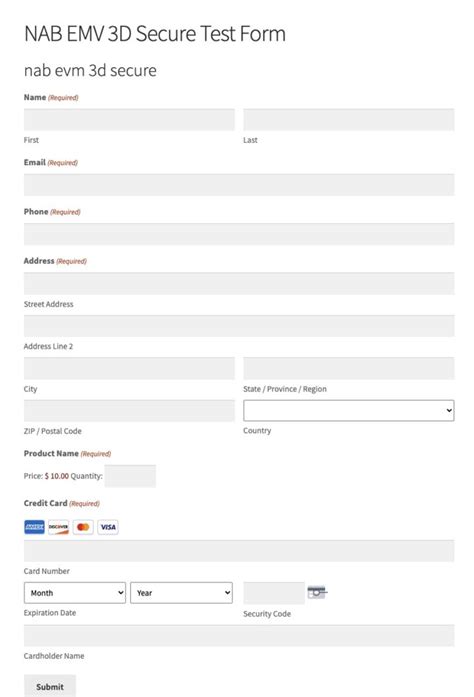Nab Transact Emv 3d Secure And Wordpress Gravity Forms Sydney Ecommerce