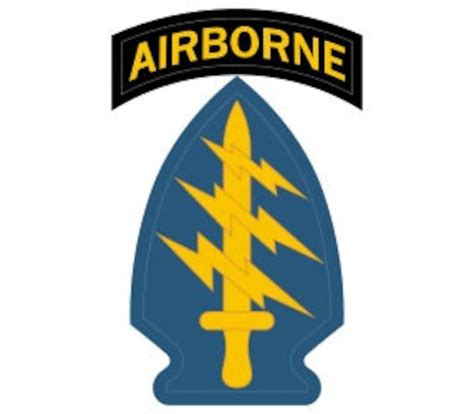 Us Army Special Forces Patch Vector Files Dxf Eps Svg Ai Crv Etsy