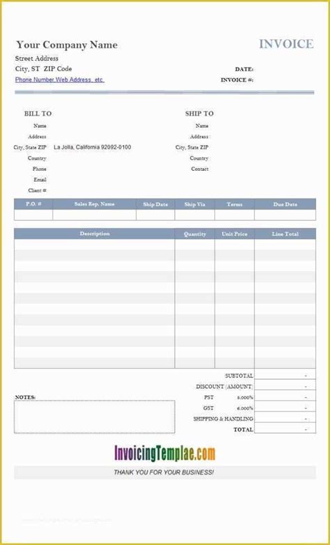 Dba Invoice Template