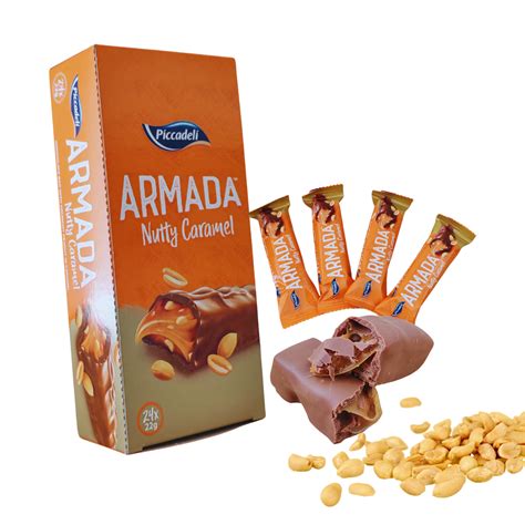 Piccadeli Armada Nutty Caramel Chocolate Caramel Chocolate Bar With Crunchy Peanut In