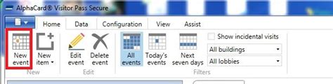 A Guide On How To Create And Use Events In Alphacard Visitor Pass