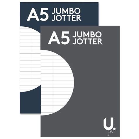 U A5 Jumbo Jotter Tear Out Cardboard Backed Notepad Pronto Direct