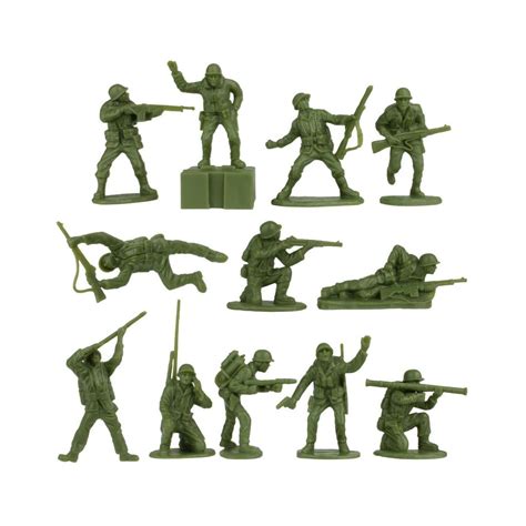 Bmc Ww2 Iwo Jima Plastic Army Men Island Tanks And Soldiers 72pc