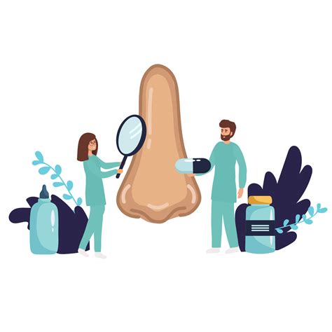 Doctors Check Health Of Nose Breathing Organ Surgery Rhinoplasty