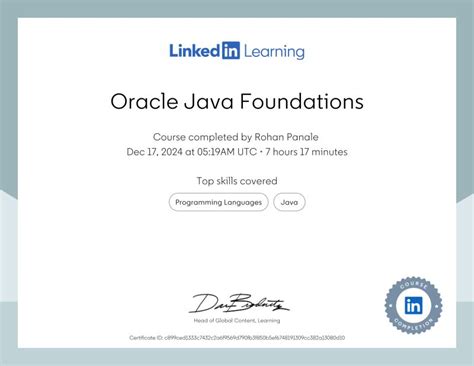 Rohan Panale On Linkedin Certificate Of Completion