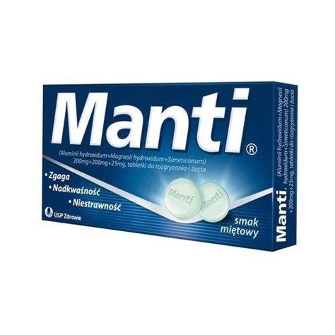 Manti Chewable Tablets Chewable Mint 8pcs Health Dietary