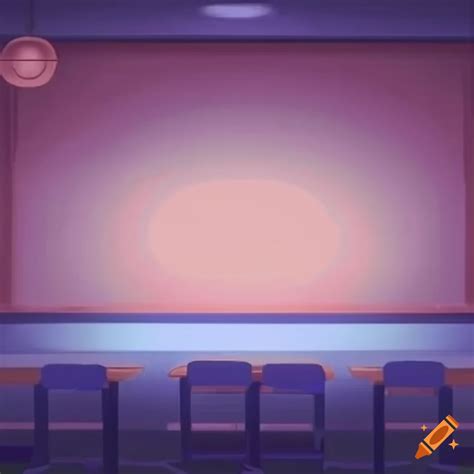 Empty Classroom In 2d Flat Undertale Like Pastel Colors On Craiyon