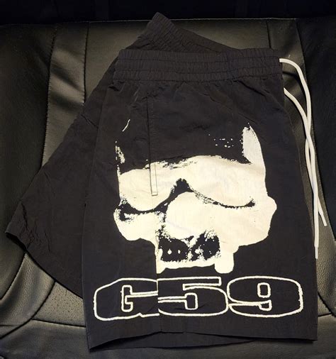 G59 Records × Pouya And Uicideboy Merch G59 Logo Nylon Shorts X Black Grailed