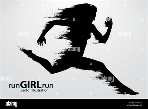 Female Runner Vector