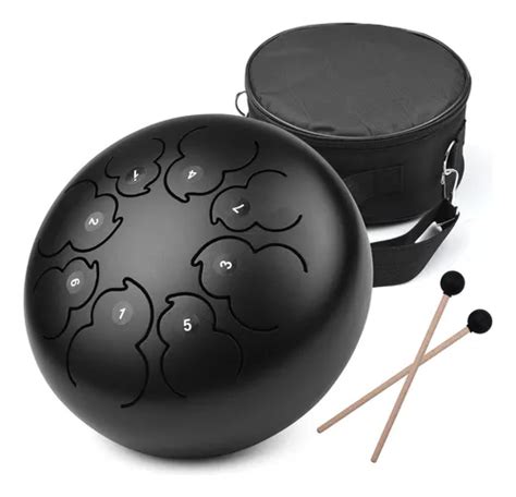 Tambor De Lingueta De Aço De 8 Tons F Key Hand Pan Com Marre Frete Grátis