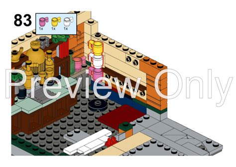 Lego Moc Central Perk Modular Alternate Build 21319 By Re Bricked Rebrickable Build With Lego