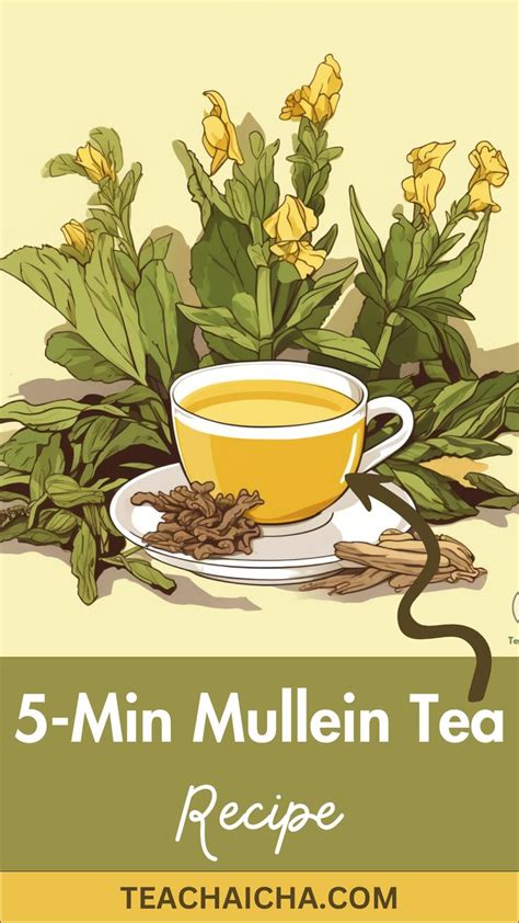 Relieve Cough With Mullein Tea