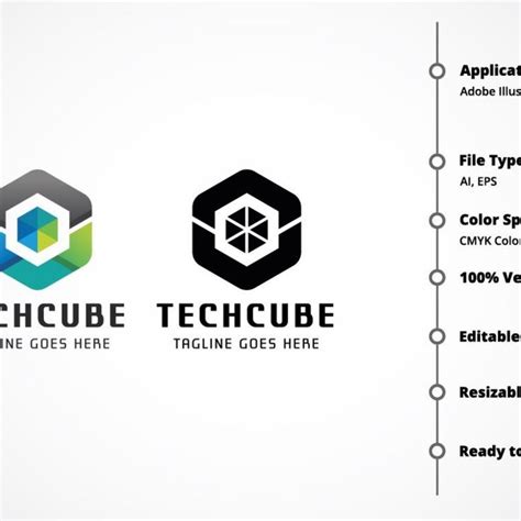 Technology Cube Logo Logo Templates Templates Logo
