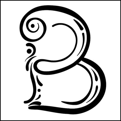 Premium Vector Letter B Script Vector Illustration