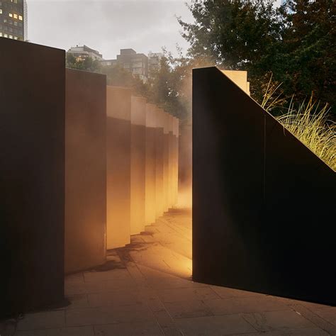 Muir And Openwork Create Mist Filled Chasm At National Gallery Of Victoria