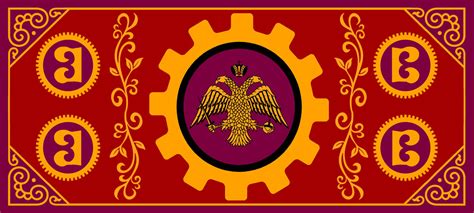 Flag Of The Steampunk Byzantine Empire By Wolfmoon25 On Deviantart