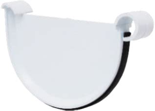 Pvc Bb Half Round Gutter Stopend