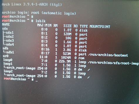 can t find dev sda2 after recent update r archlinux