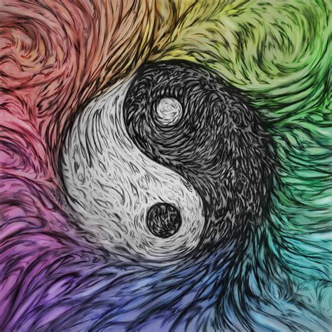 Artstation Yin Yang Abstract 2015