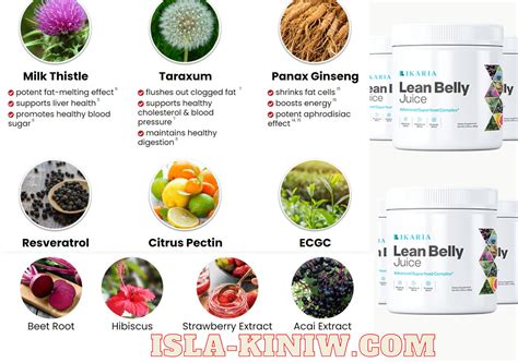 Ikaria Lean Belly Juice Ingredients 15 Full List Side Effects