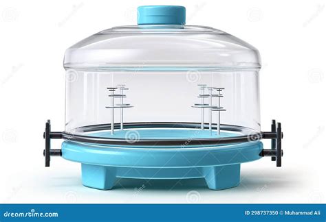 Lab Desiccator On White Background Royalty Free Stock Image