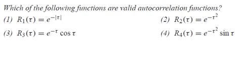 which of the following functions are valid