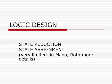PPT LOGIC DESIGN PowerPoint Presentation Free Download ID 2690252