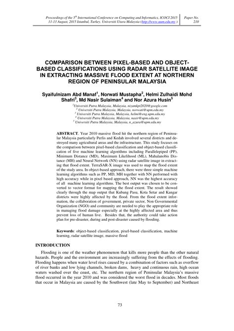 Pdf Comparison Between Pixel Based And Object Based Classifications