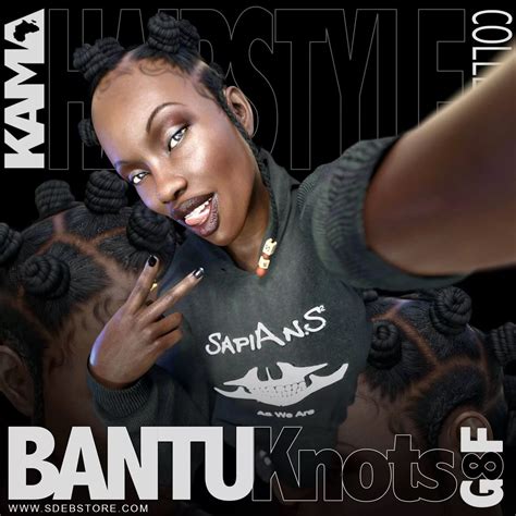 Bantu Knots G8f ⋆ Freebies Daz 3d