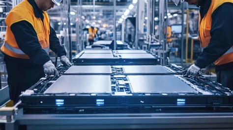 Factory Workers Assembling Electronic Devices Premium Ai Generated Image