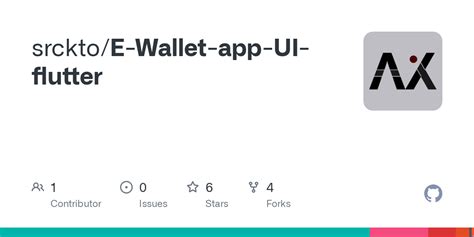 GitHub Srckto E Wallet App UI Flutter