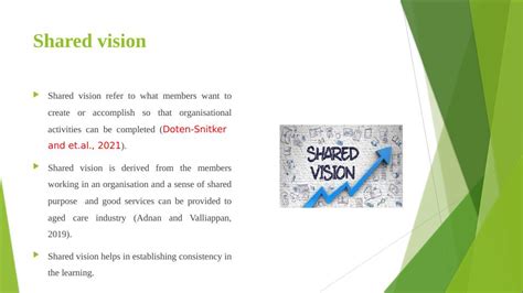 Organizational Learning And Development Shared Vision