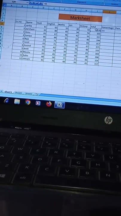Excel Sheet Youtube
