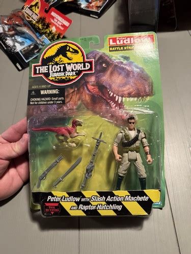 Vintage 1997 Kenner Jurassic Park Lost World Peter Ludlow Action Figure